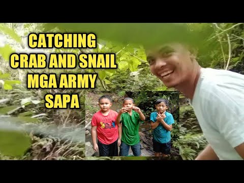 CATCHING AWANG AND SUSO(crab and snail) IN THE RIVER🦀🦐🦀🦐BUHAY PROBINSYA ...