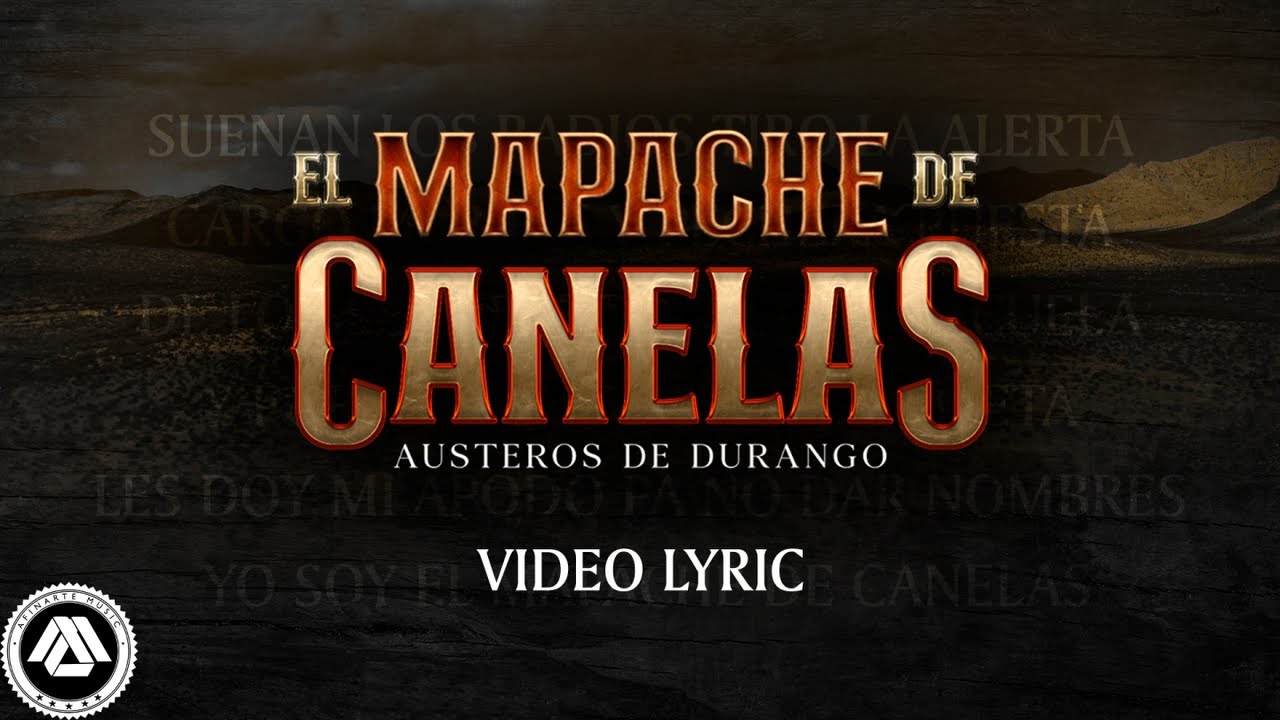 Los Austeros de Durango - El Mapache De Canelas (Letra Oficial) - YouTube