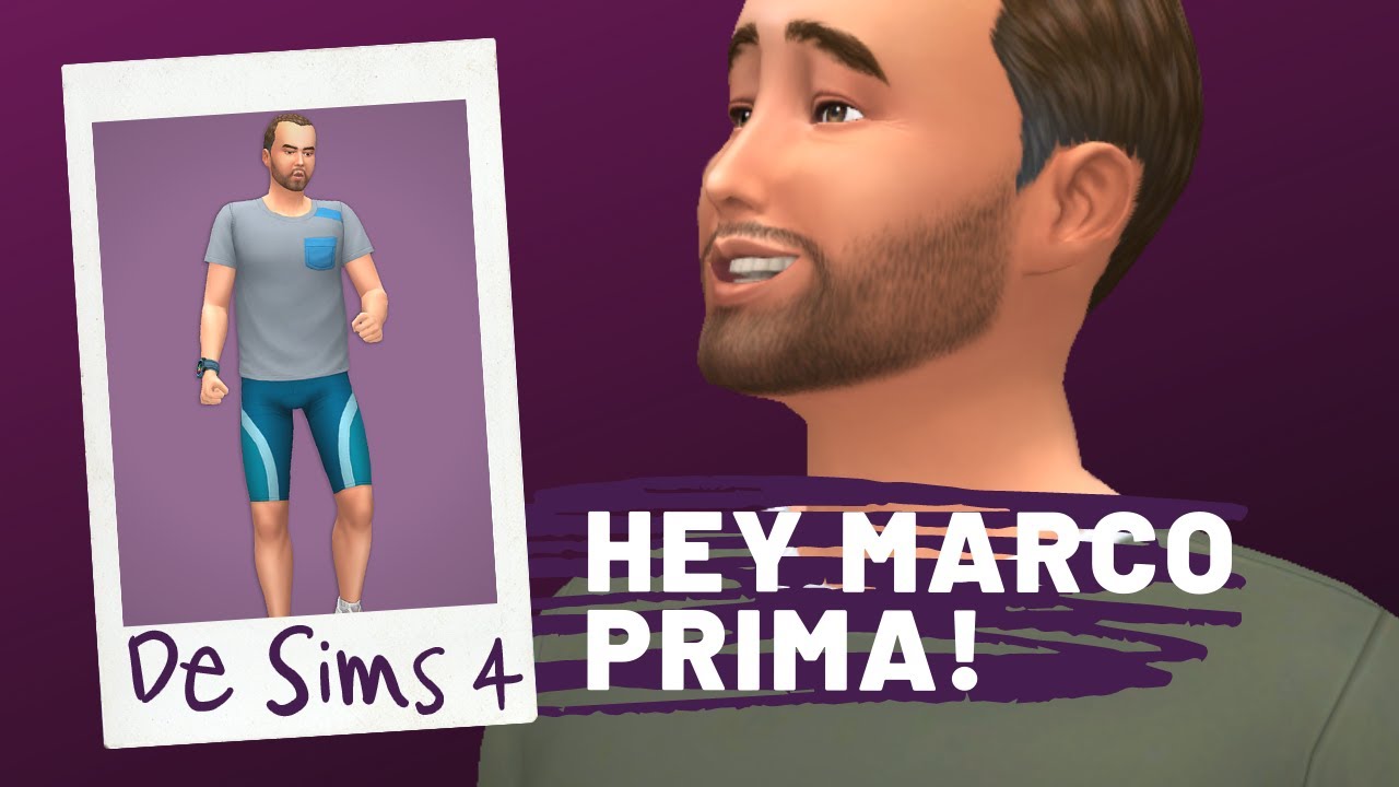 Hey Marco, Prima! 👋 De Sims 4 ♦ Creëer een Sim - YouTube