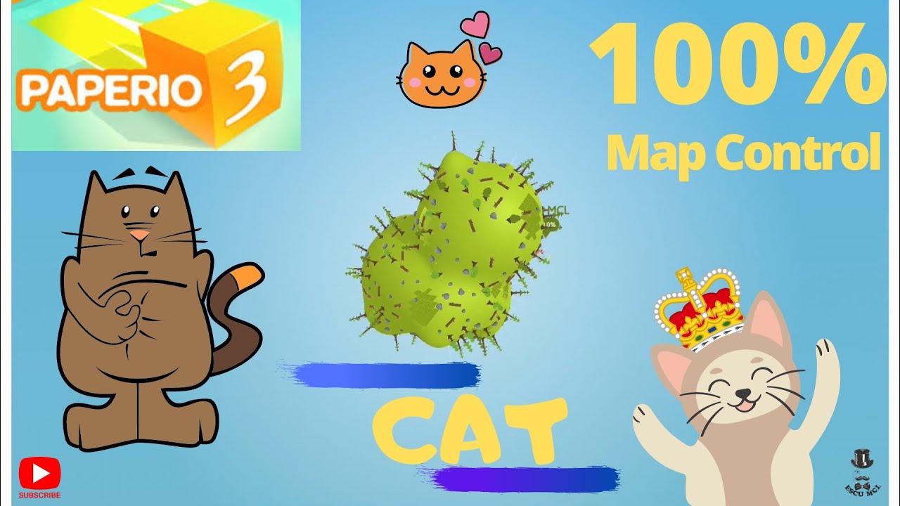 Paper.io 3D - Cat 100% - Map Control - Android Gameplay FHD #80 - YouTube