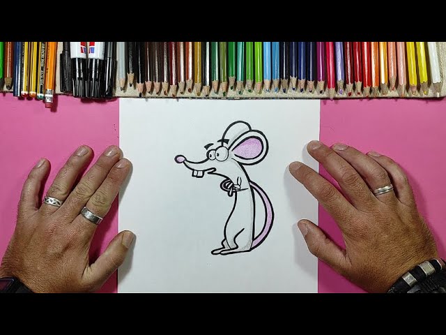 How to draw a mouse step by step 16 | How to draw a mouse 16