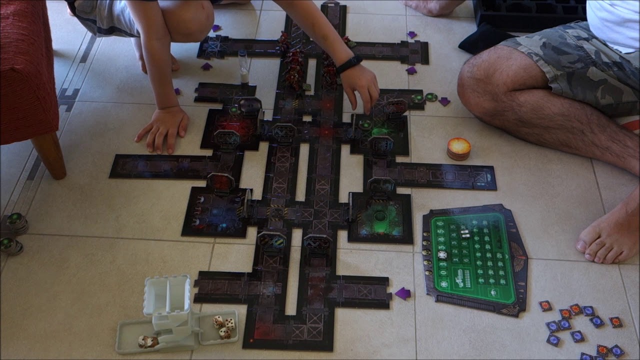 space hulk board game mission V - YouTube