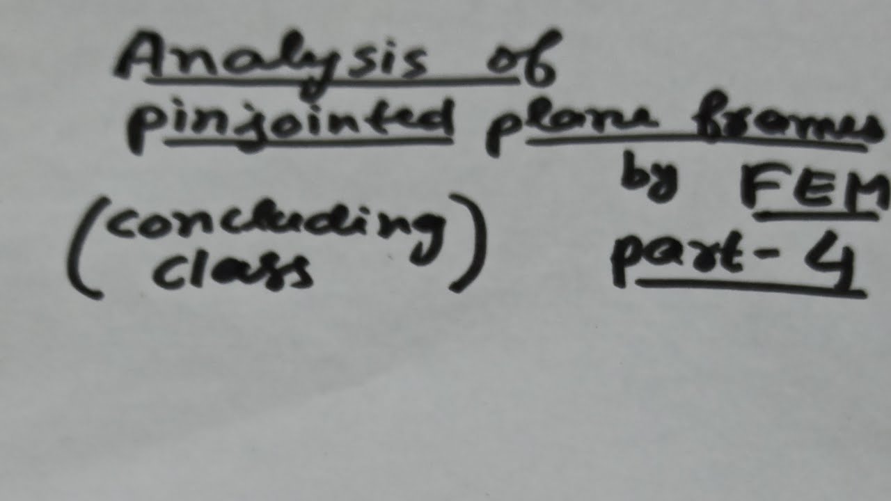 FEM class 26 - YouTube