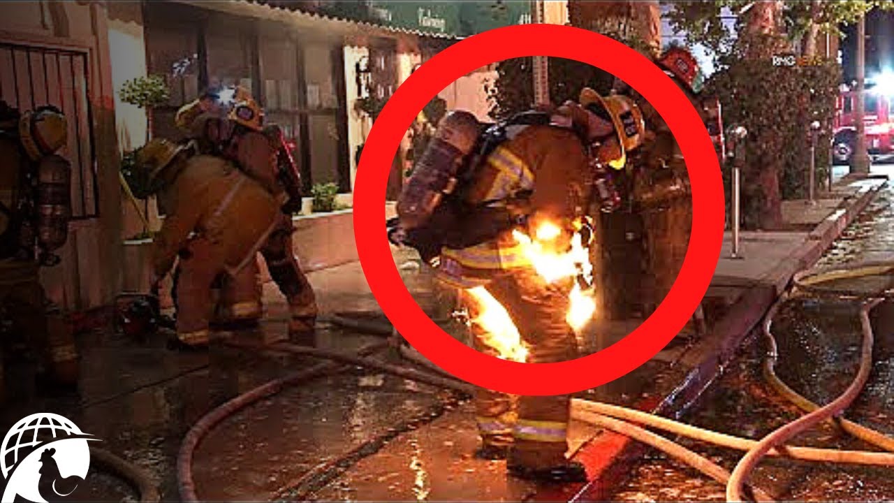 Terrifying Firefighters Rescues Caught on Camera - YouTube