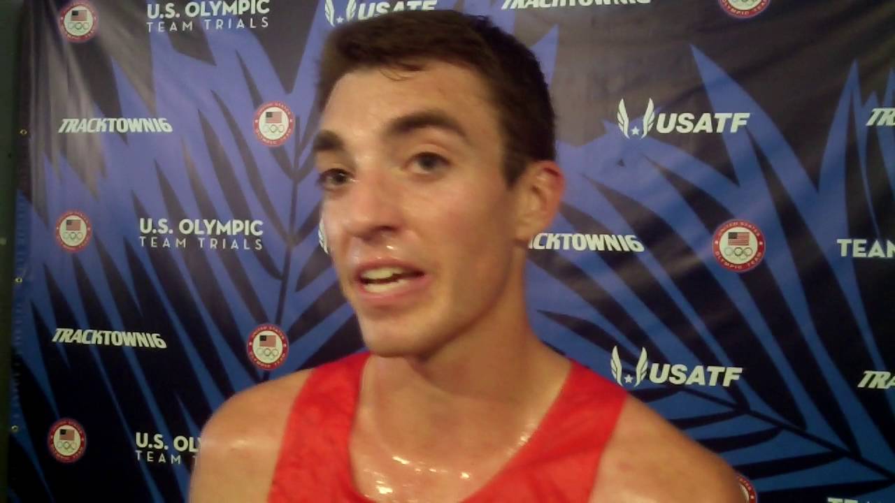 Brian Shrader talks about leading 2016 US Olympic Trials men's 5000 ...