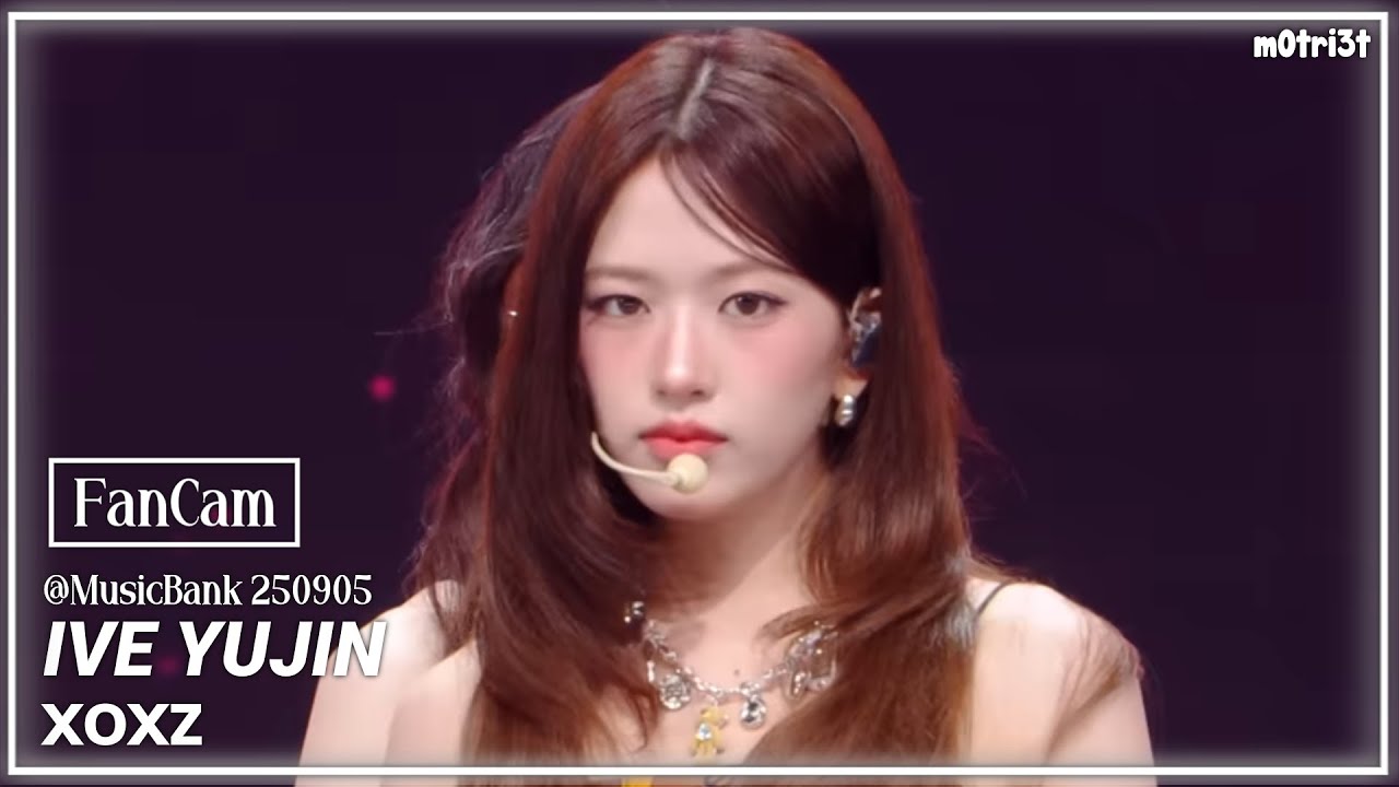 [직캠4K] 아이브 안유진 'XOXZ' (IVE YUJIN FanCam) @MusicBank 250905 - YouTube