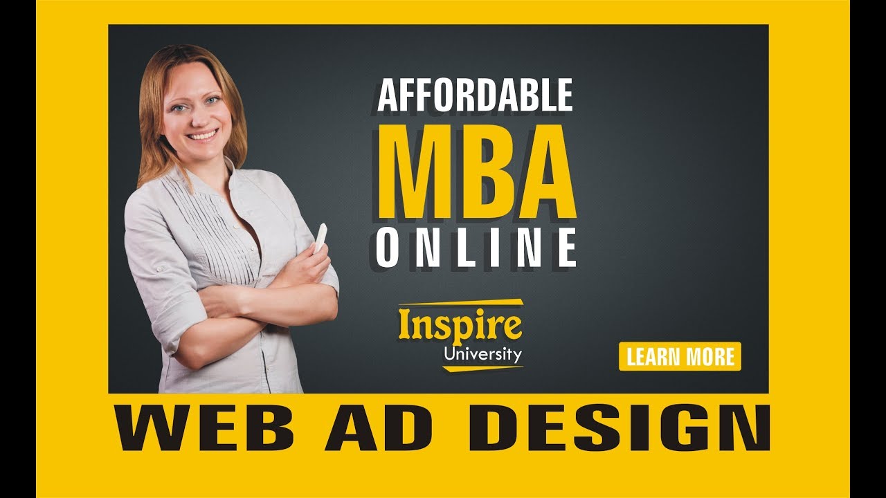 web ad design using corel draw - YouTube