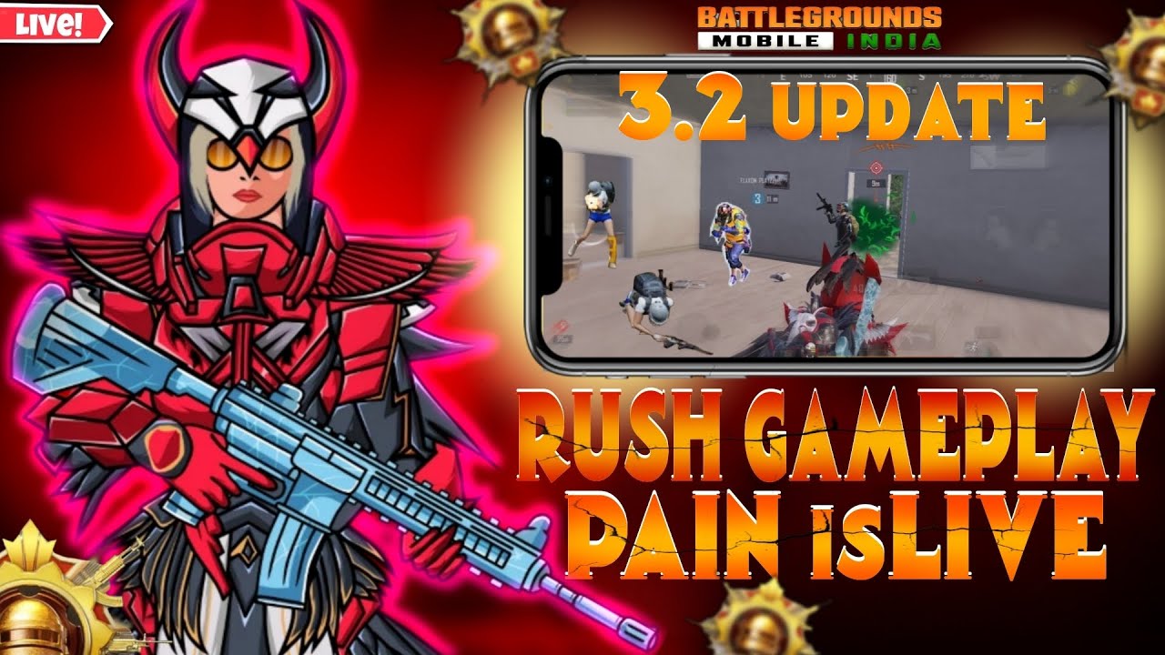 3.2 UPDATE | RUSH GAMEPLAY | JOIN WITH TEAMCODE | PAIN isLIVE # ...
