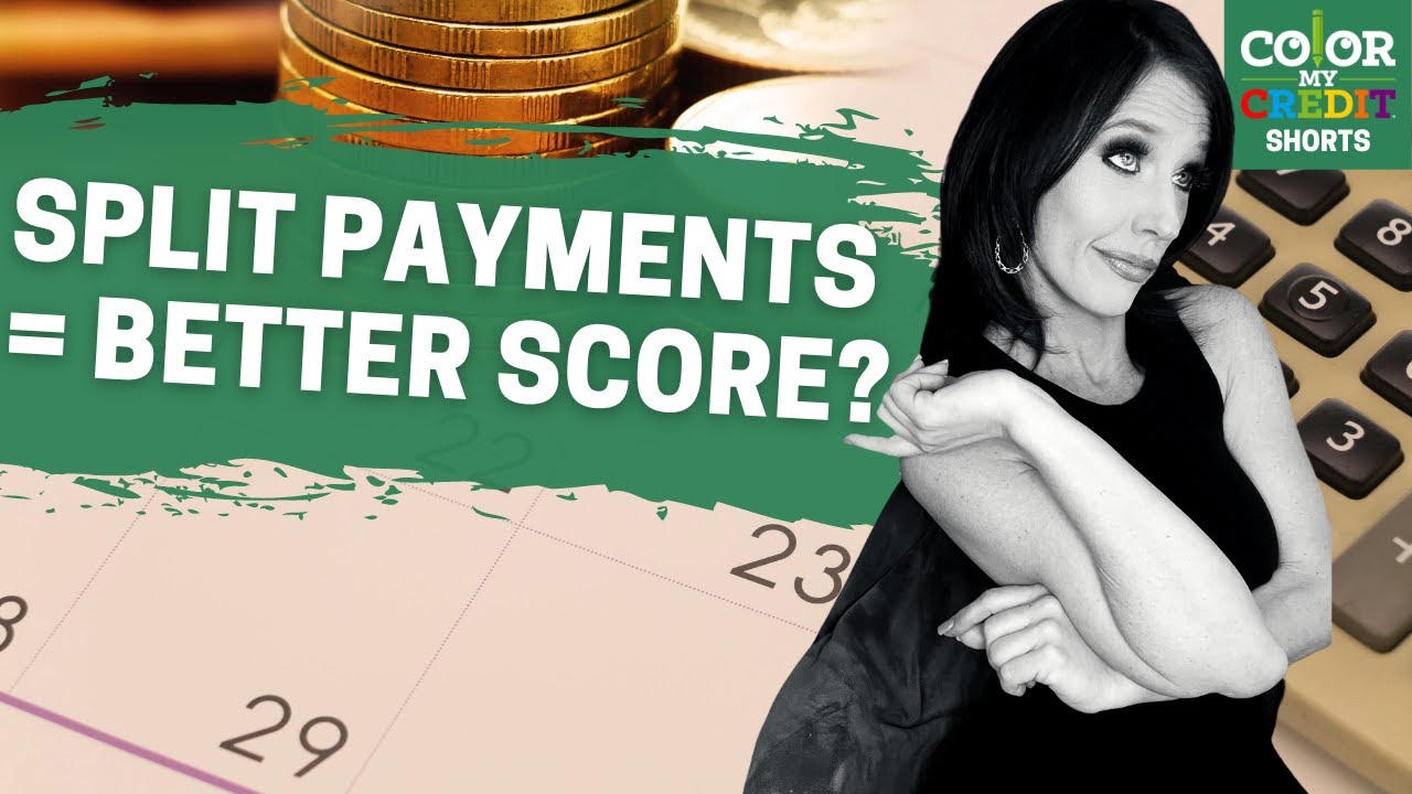 DOES SPLITTING YOUR CREDIT CARD PAYMENTS HELP YOUR CREDIT SCORE - YouTube