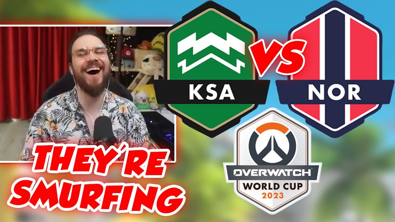 mL7 spectates Saudi Arabia vs Norway in Overwatch World Cup 2023 - YouTube