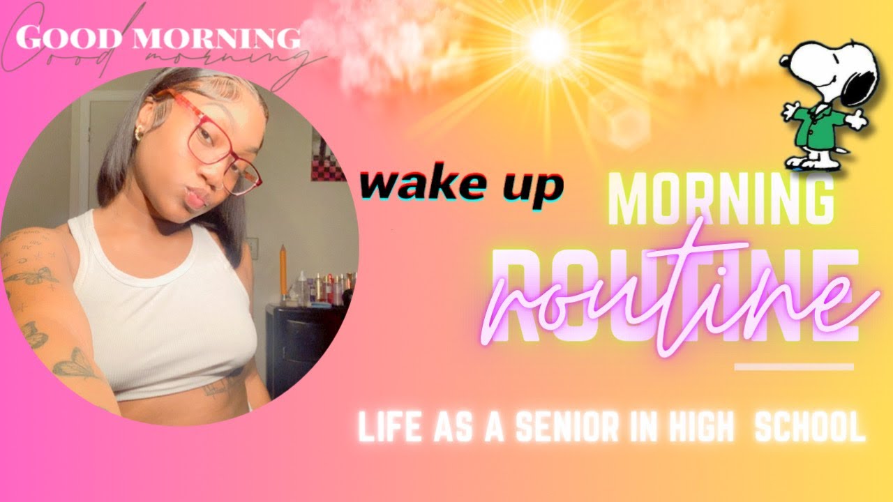Mini Morning routine |Life as a senior pt.1 - YouTube