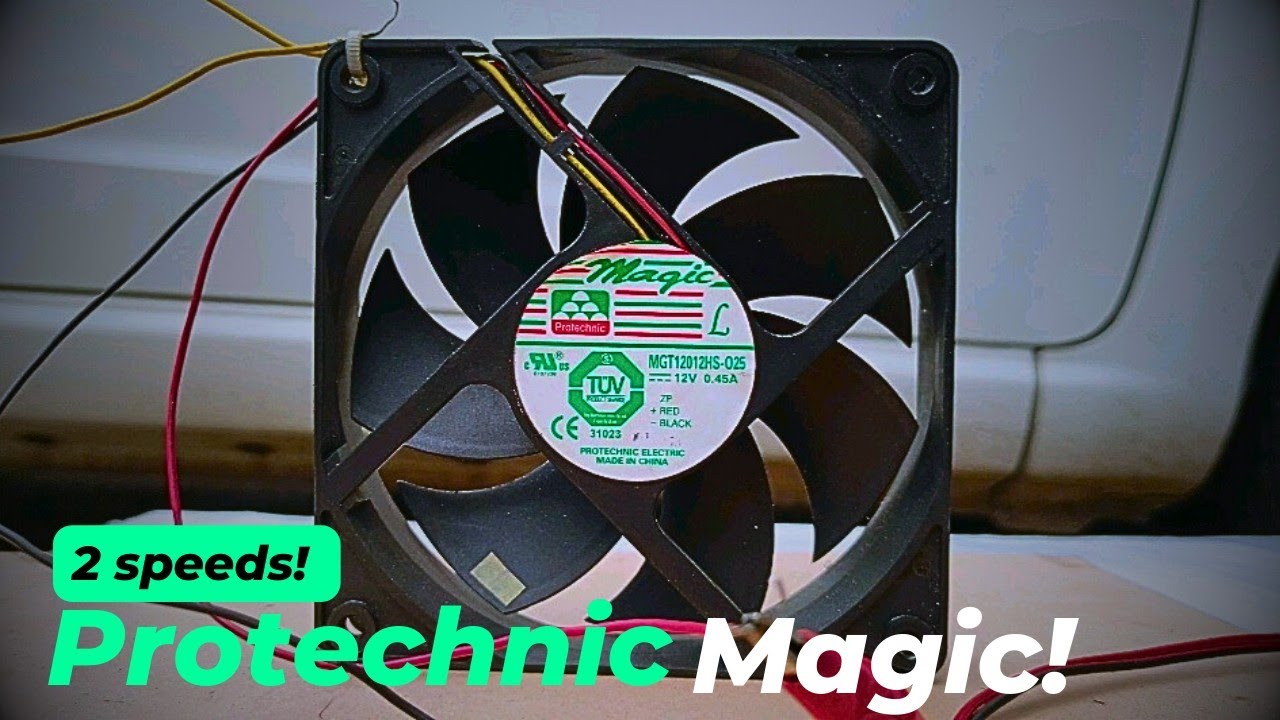 Protechnic Magic Fan MGT12012HS-O25 12V 0.45A 3000rpm 3wire 12025 SB ...