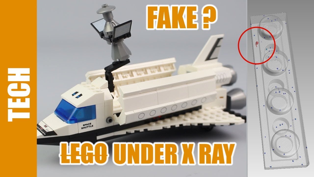 Lego Under Xray #5 - Fake vs Genuine Lego - YouTube