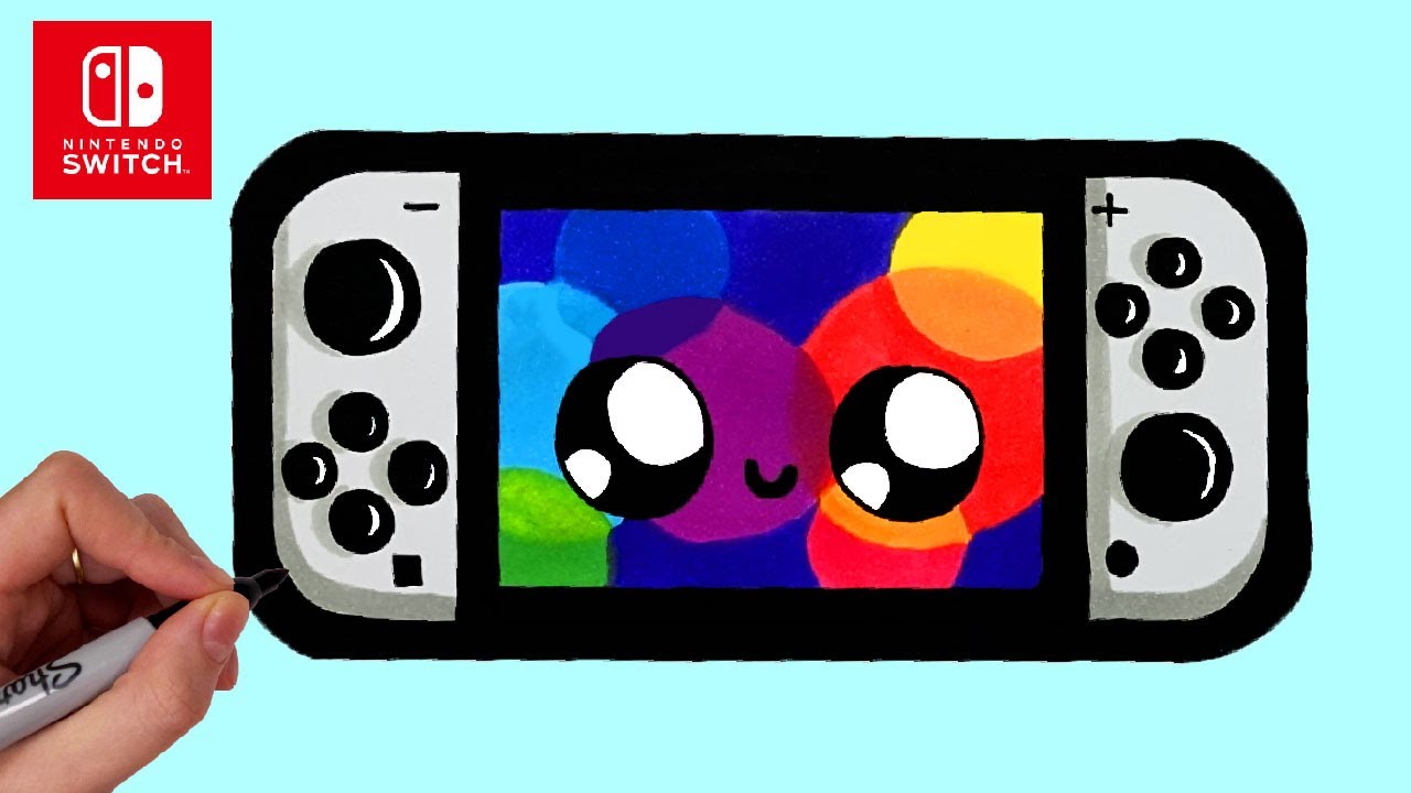 Comment Dessiner Une NINTENDO SWITCH OLED ️ [Mignon - Kawaii] - YouTube