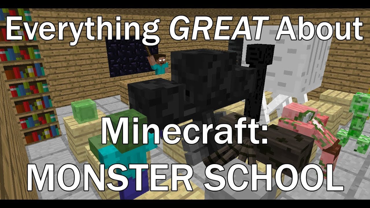 Everything GREAT About Minecraft Monster School Animations - YouTube