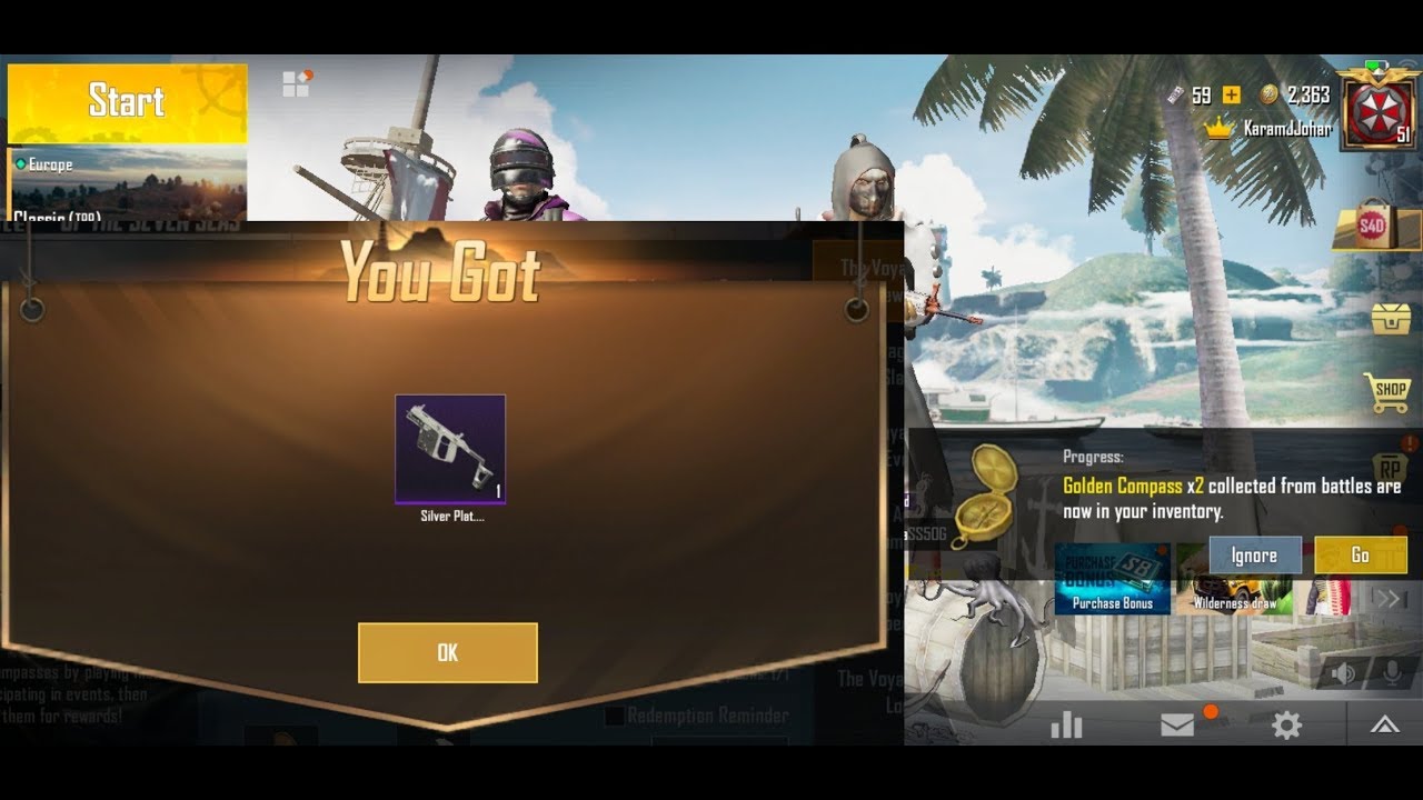 How To Find Golden Compass Quickly (PUBG Mobile) - YouTube