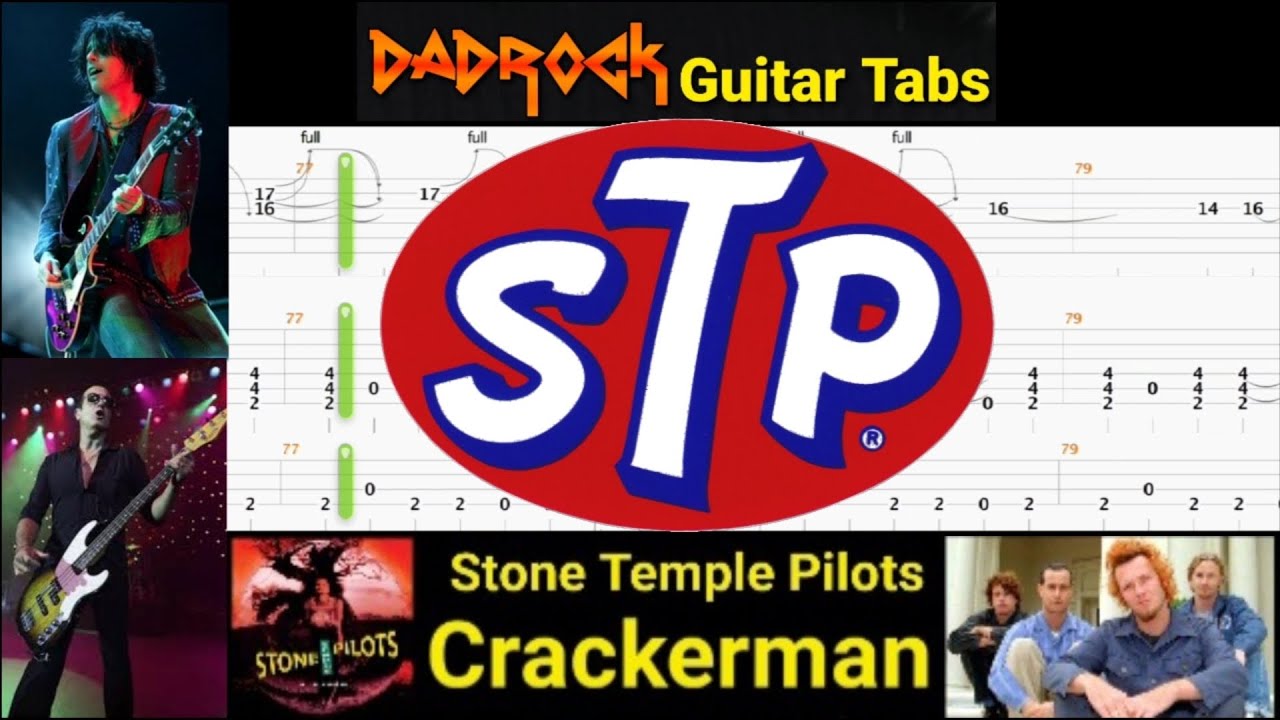 Crackerman - Stone Temple Pilots - Guitar + Bass TABS Lesson - YouTube