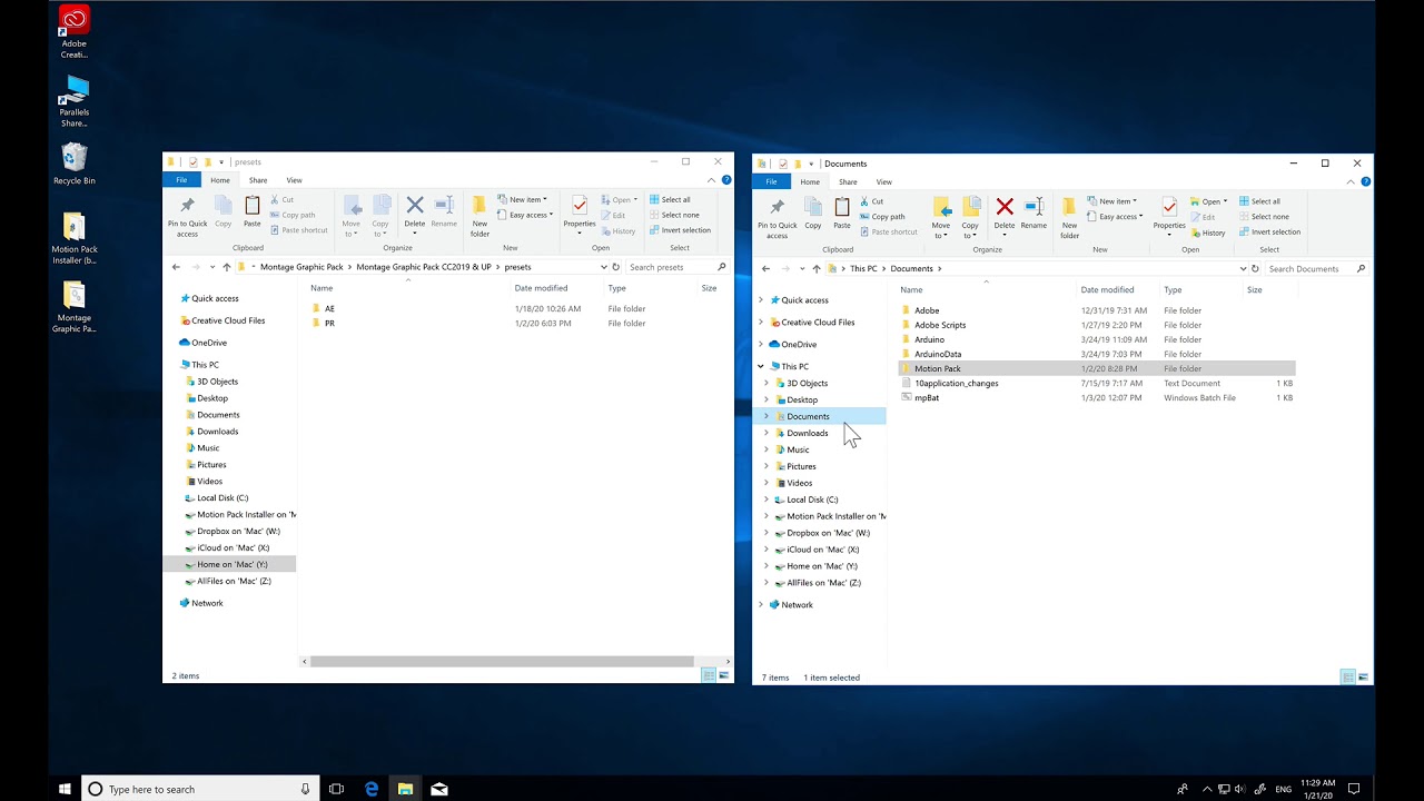 Motion Pack Windows installation - YouTube