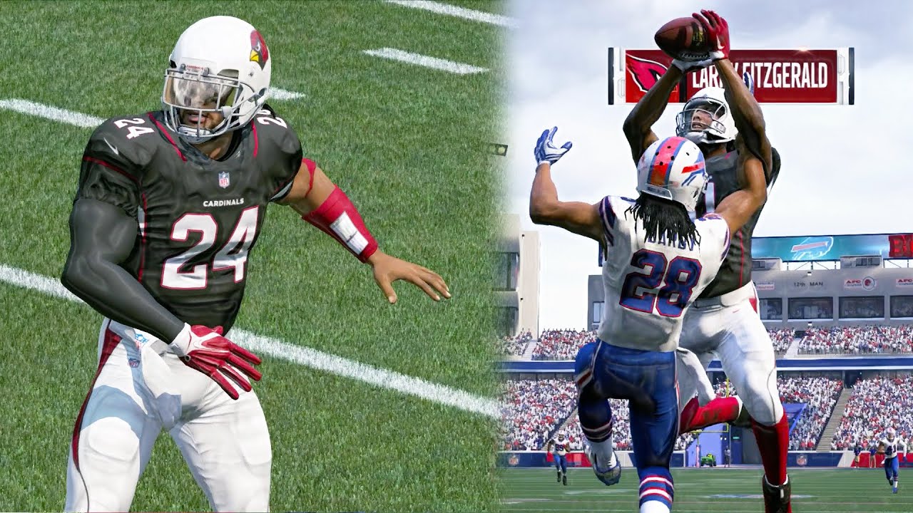 Madden 17 Career Mode Gameplay - LARRY FITZGERALD IS A SAVAGE! LUCKY ...