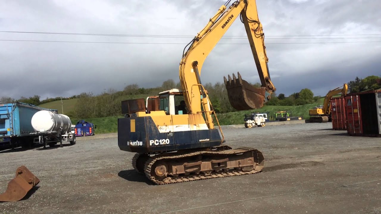 KOMATSU PC120-5K 12 TON EXCAVATOR - YouTube