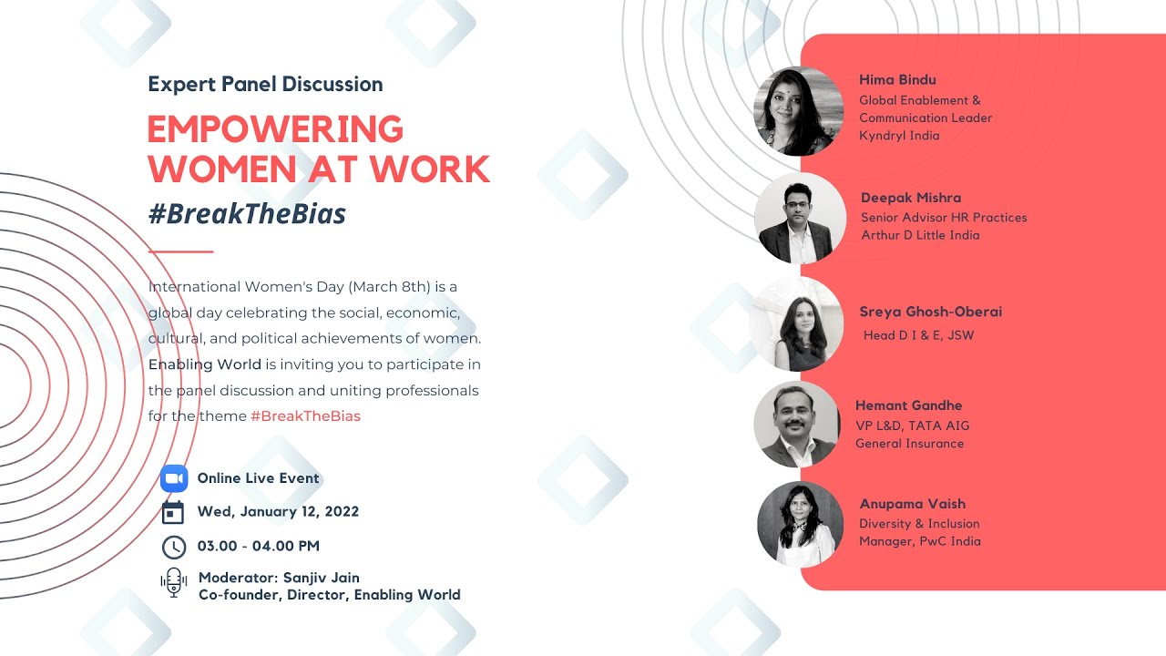 Expert Panel Discussion Empowering Women at Work - YouTube