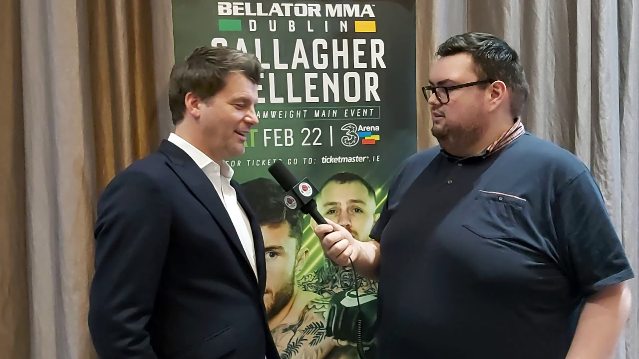 Interview with David Green at the Bellator Dublin media day - YouTube
