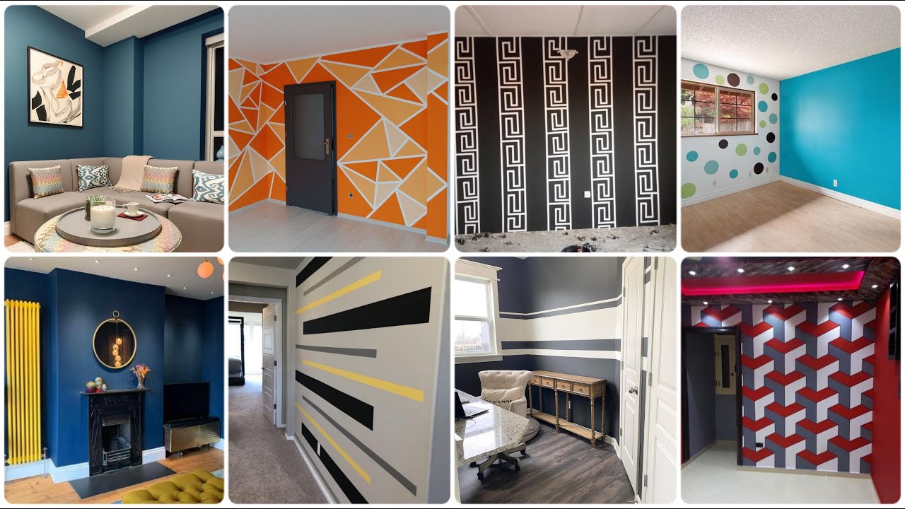 Color Combination Ideas for Home | Distemper Shades | Bedroom Paint ...