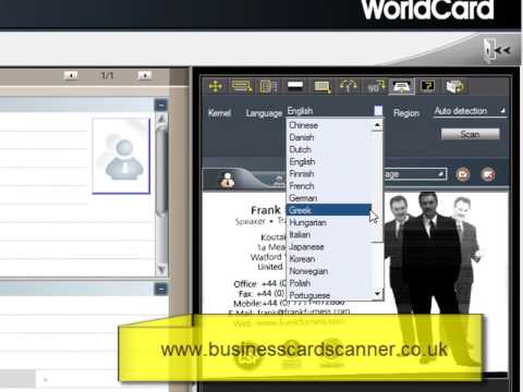 Business Card Scanner | Watch the scanner in action - YouTube