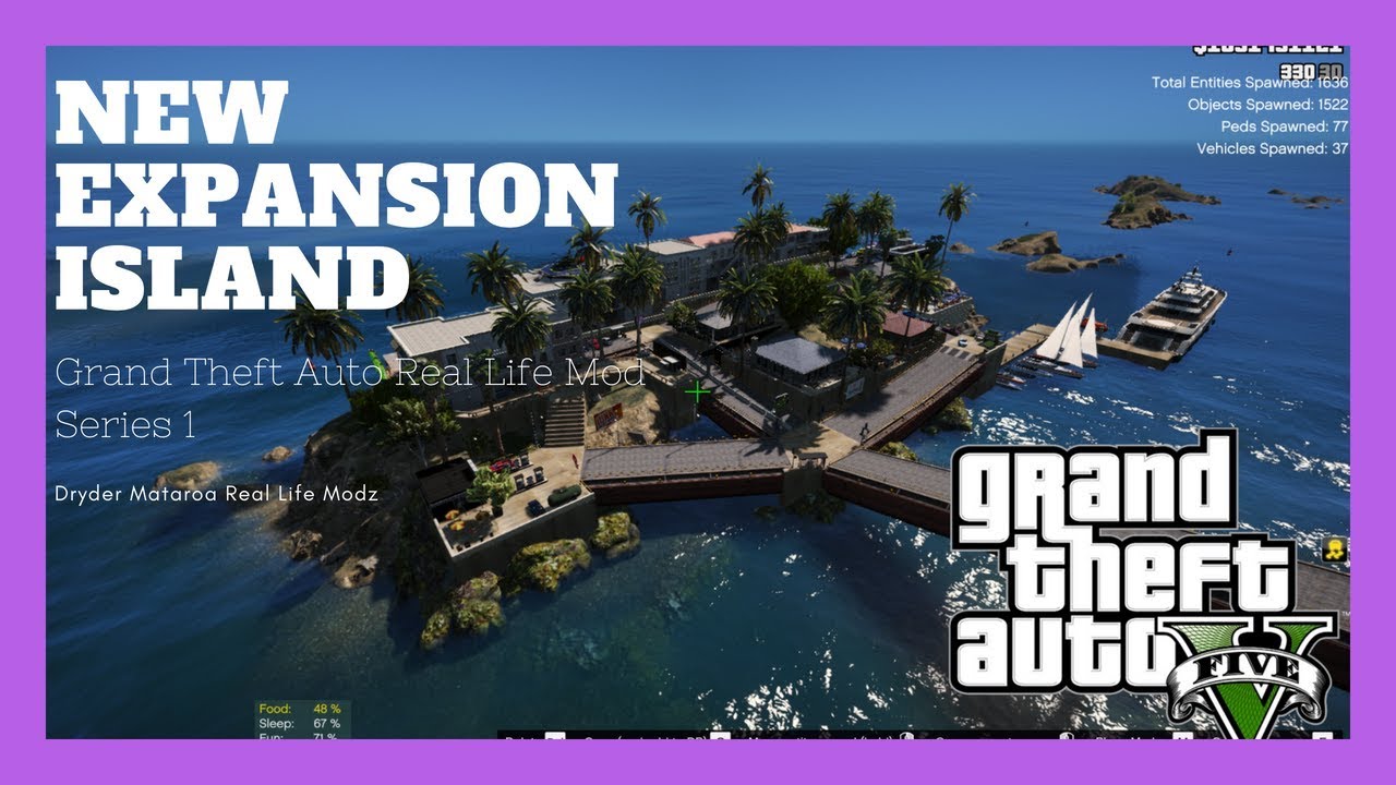 Grand Theft Auto V: Real Life New Expansion Island Mod PC Episode 19 ...