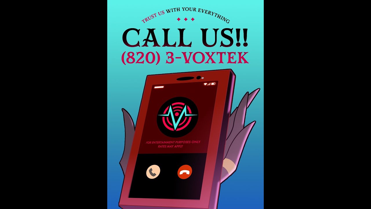 VoxTek Phone Number All Lines (Hazbin Hotel Season 2 Promo) - YouTube