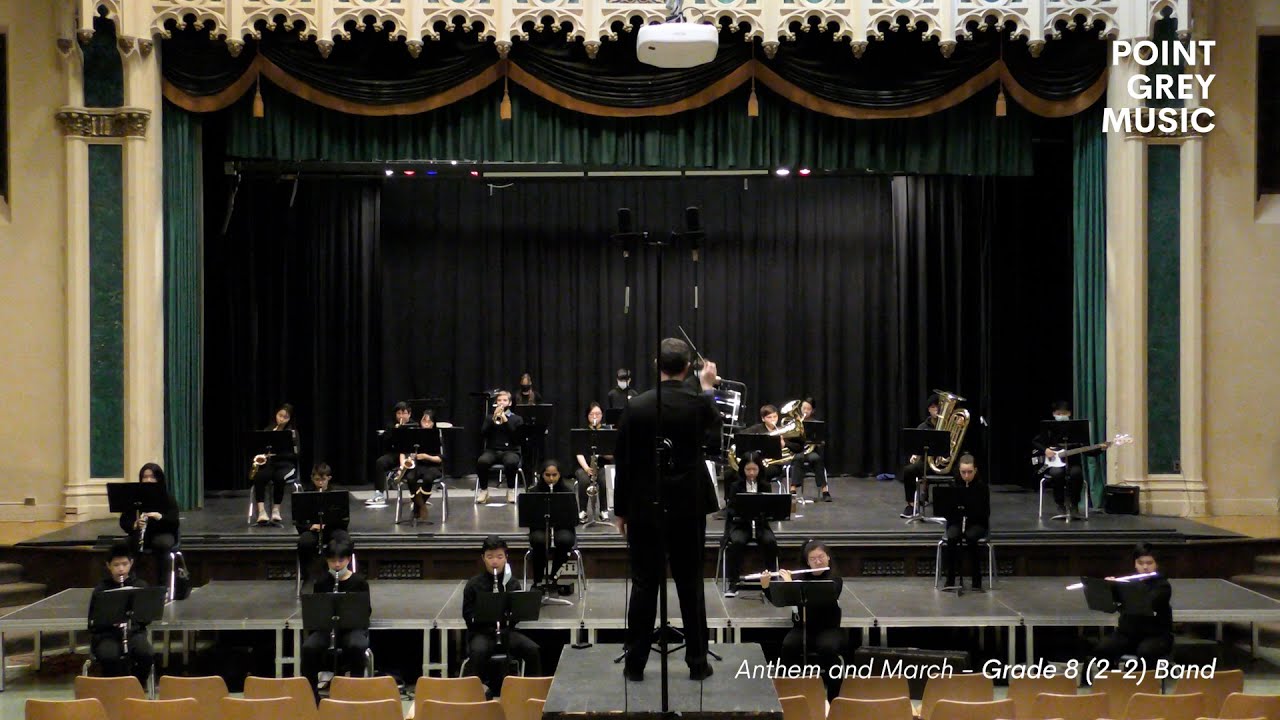 Anthem and March - Grade 8 (2-2) Band - YouTube
