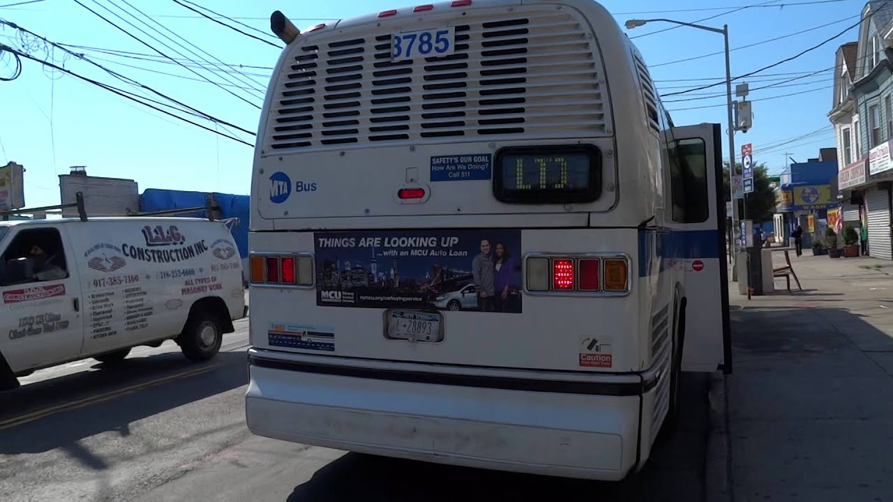 MTA Bus Company: RTS NovaBus #8785 Whiteback Q10 Limited @ Lefferts ...
