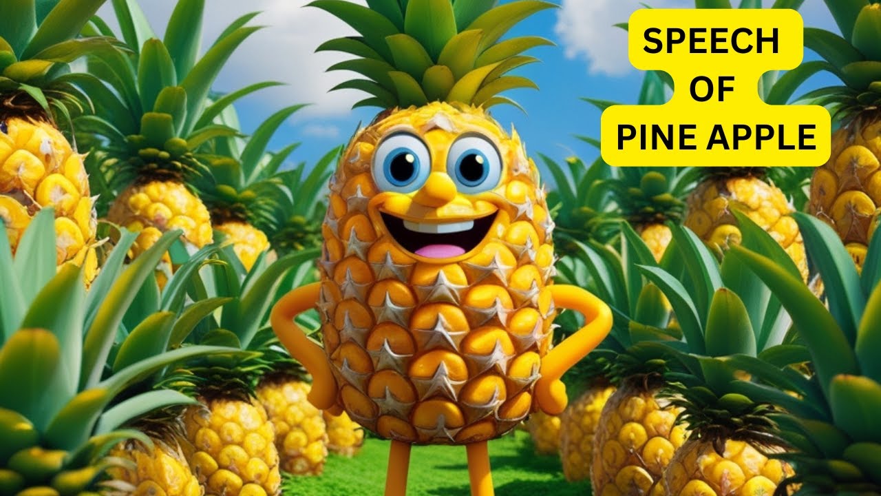 SPEECH OF PINEAPPLE/KIDS LEARNING/PINE APPLE SPEECH/SHOW AND TELL THE ...