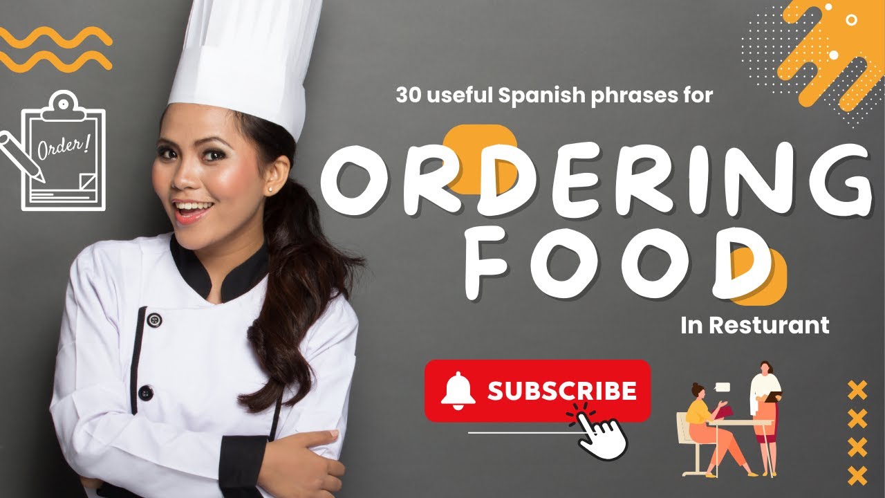 How to order food and drink like a local in Spanish 30 useful phrases ...