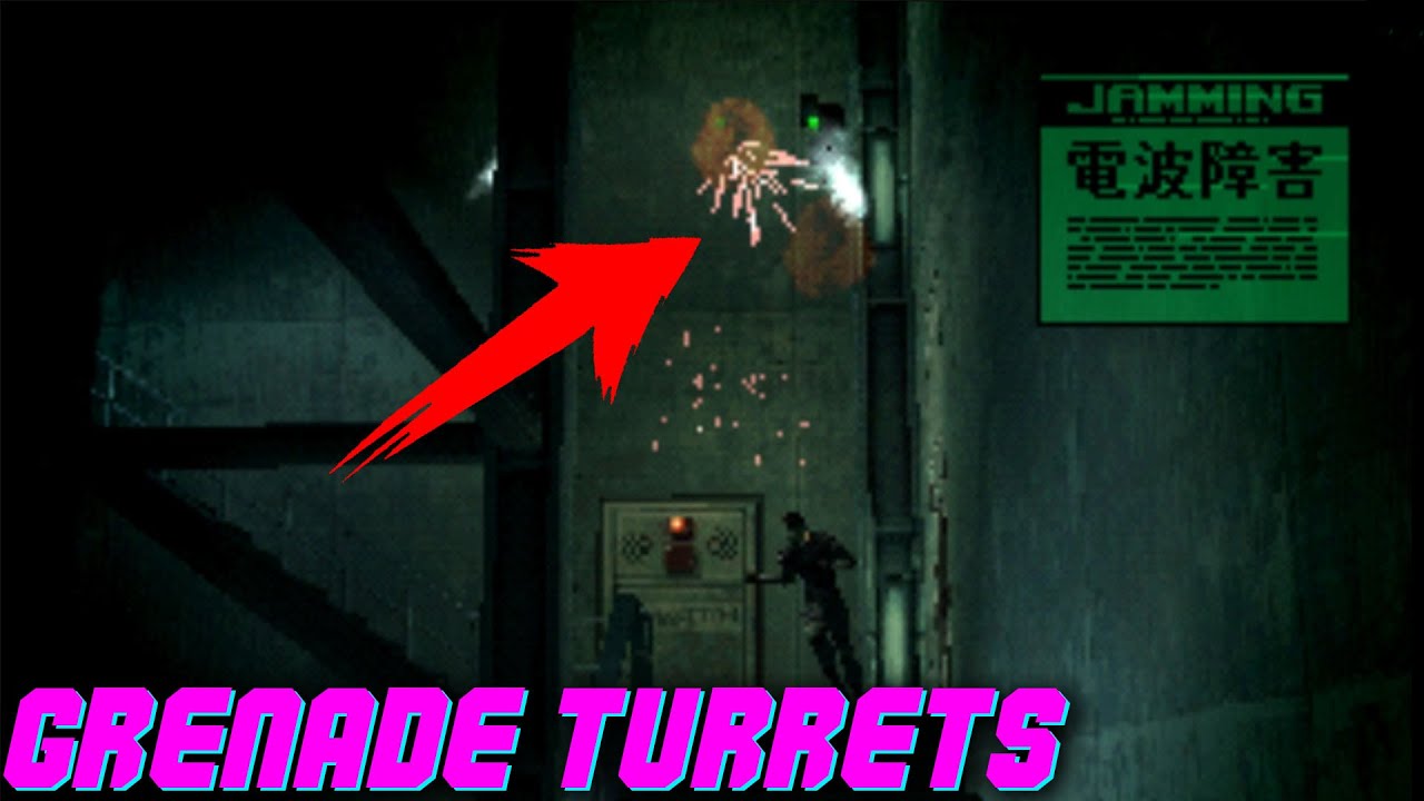 How to grenade the turrets in Metal Gear Solid 1 - YouTube