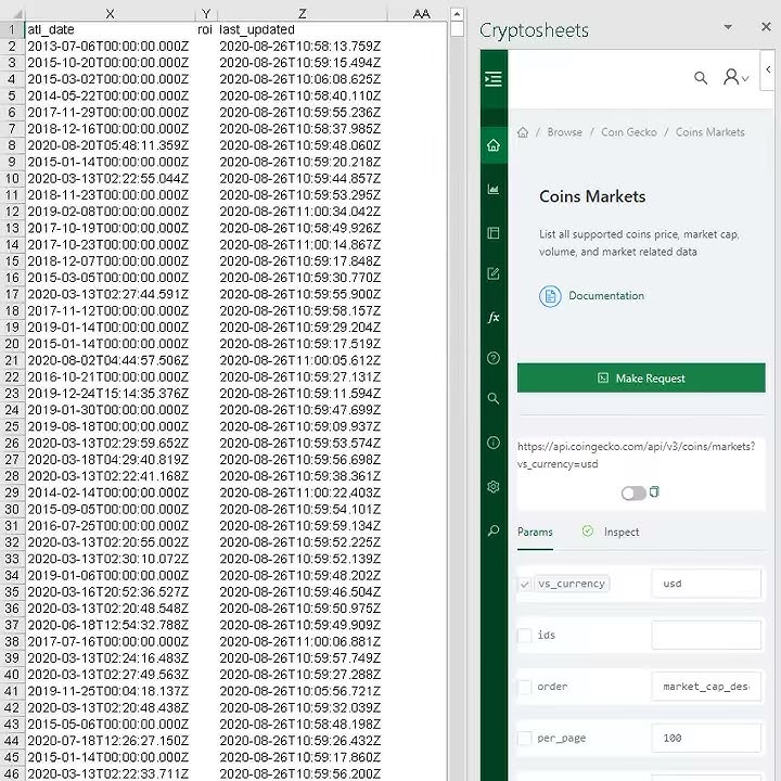 สเปรดชีต Crypto สำหรับภาษี