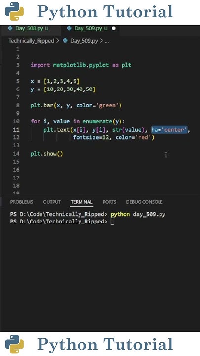 Adding Data Labels To Matplotlib Graph Python Tutorial Youtube
