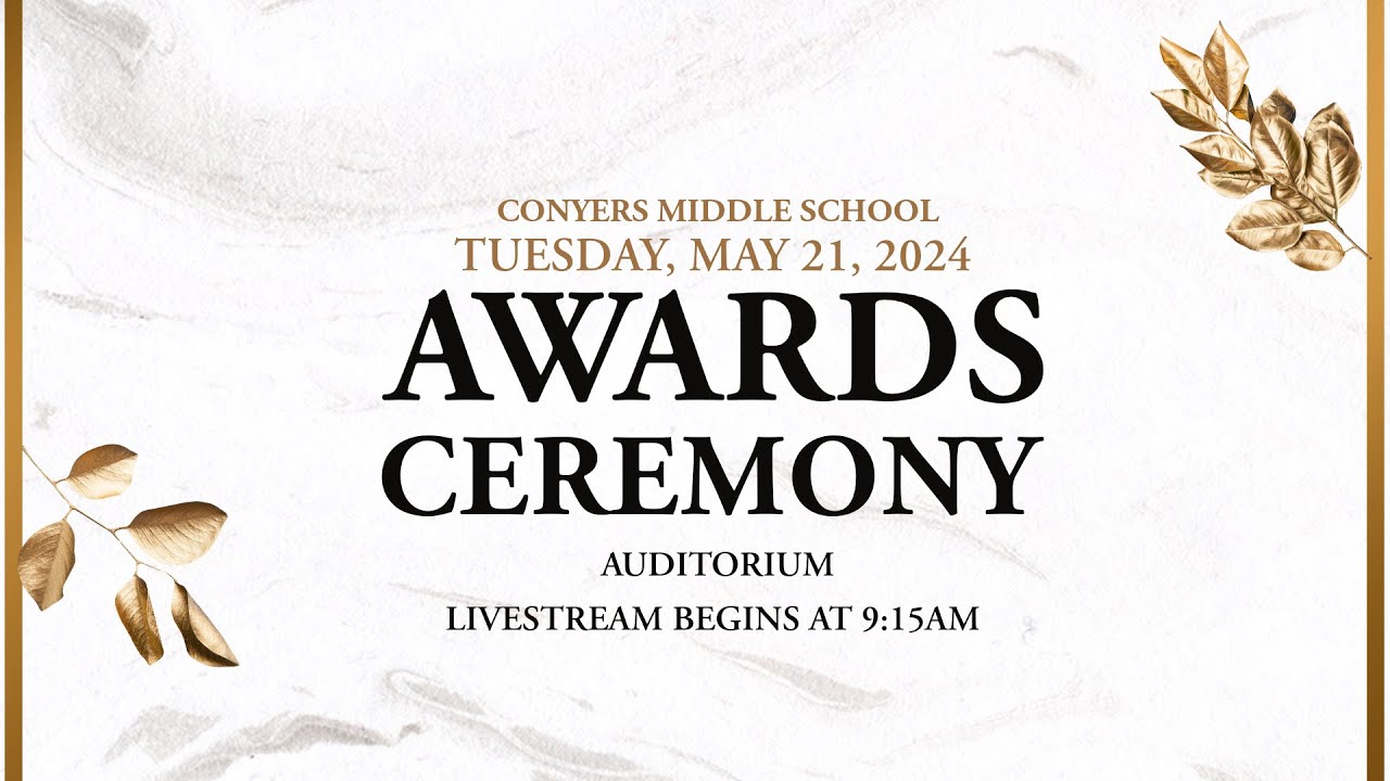 CMS 6TH GRADE AWARDS CEREMONY 2024 - YouTube