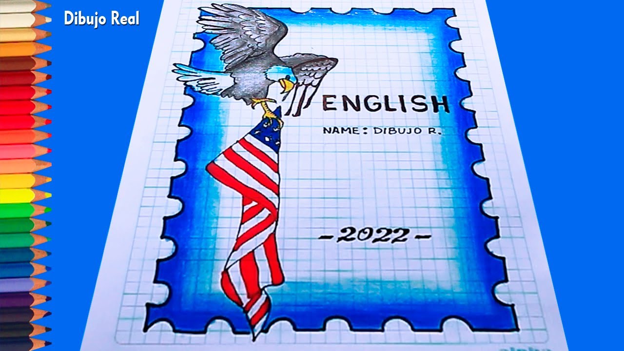 NUEVA CARATULA PARA CUADERNO DE INGLES 2022 - YouTube