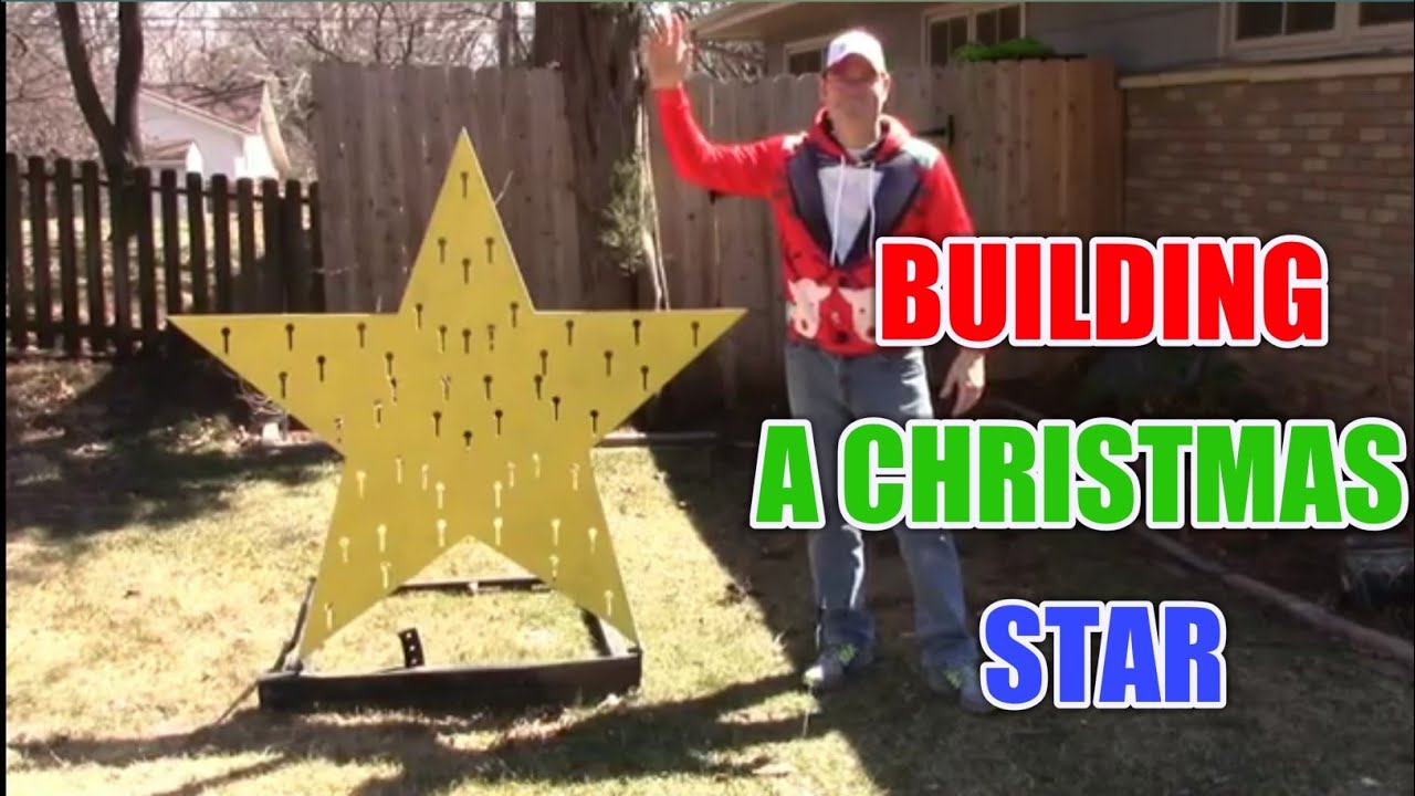 How To Make A Christmas Star For A Christmas Light Show - YouTube