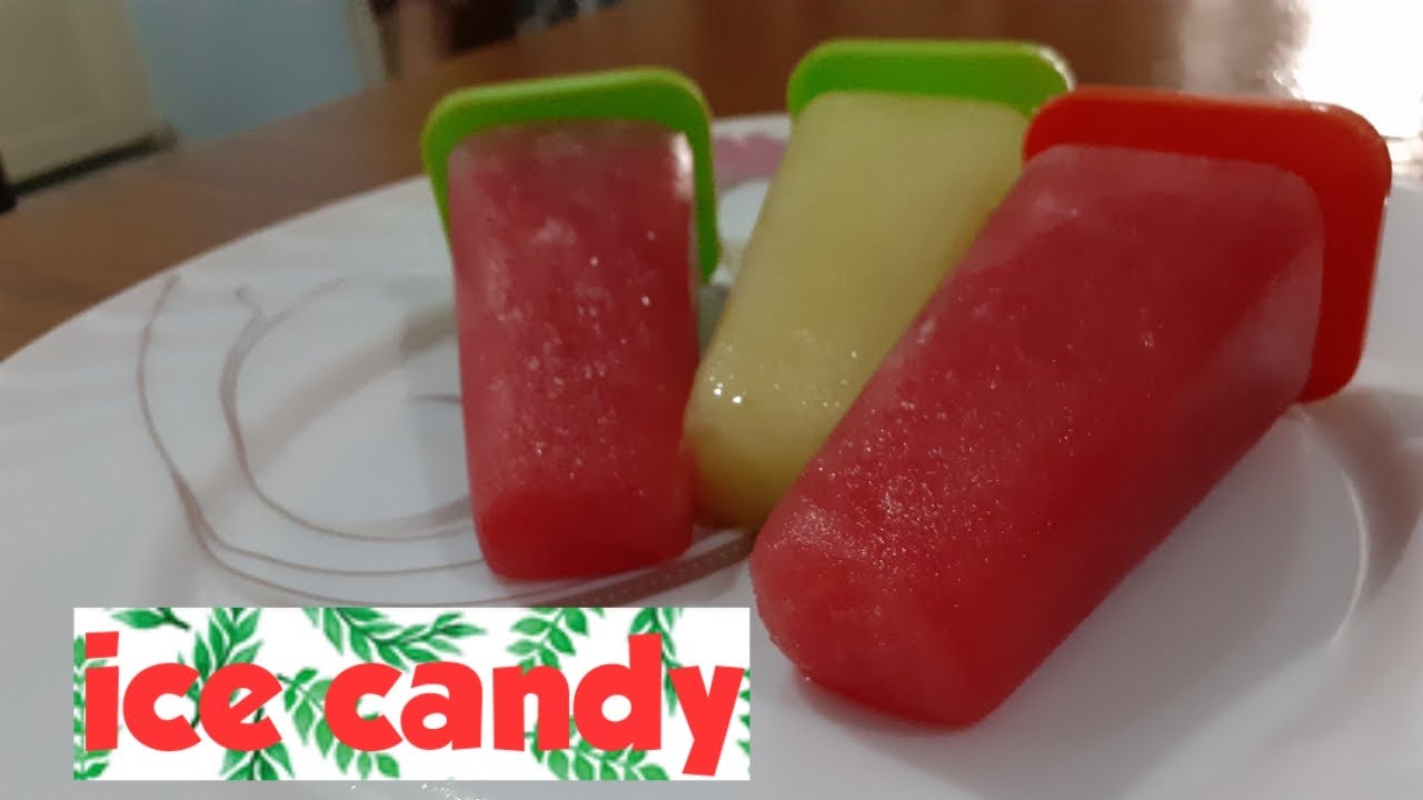 Fruits ice candy | 100% natural - YouTube