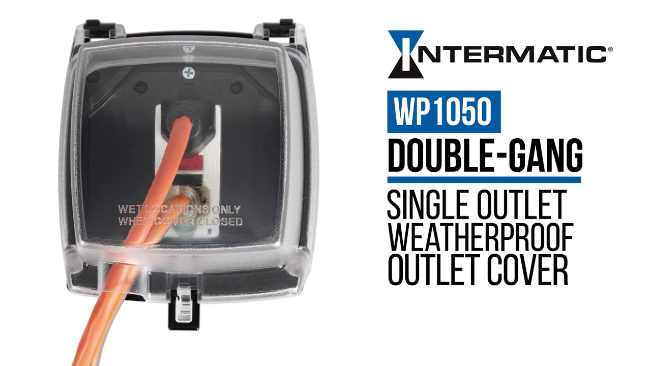 Intermatic WP1050 In-Use Weatherproof Covers for GFCI and Round ...