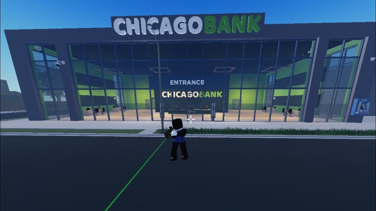 a new bank and a police Station in (roblox chicago remastered) - YouTube