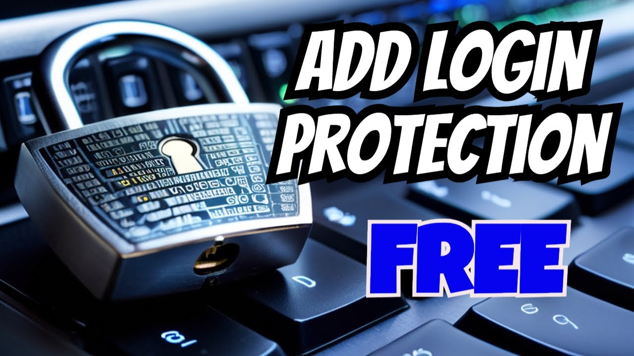 How to Quickly and Freely add a layer of Security to your logins - YouTube