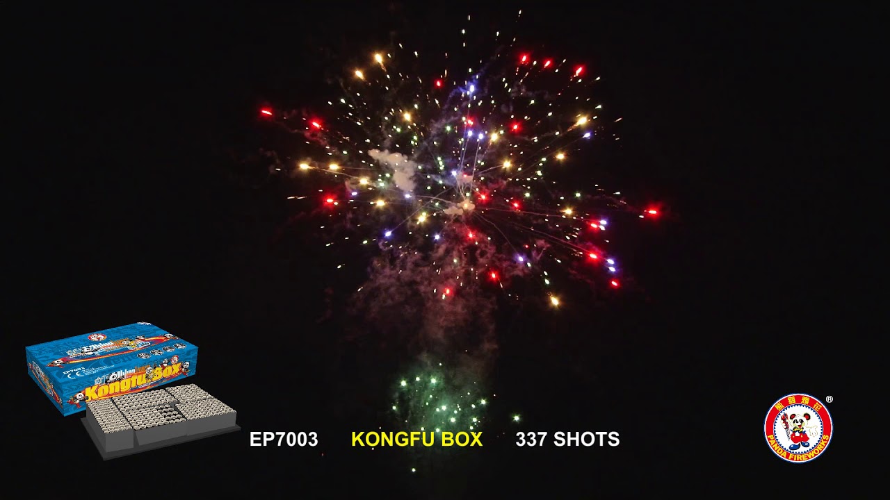 EP7003 Kongfu Box Panda Fireworks - YouTube