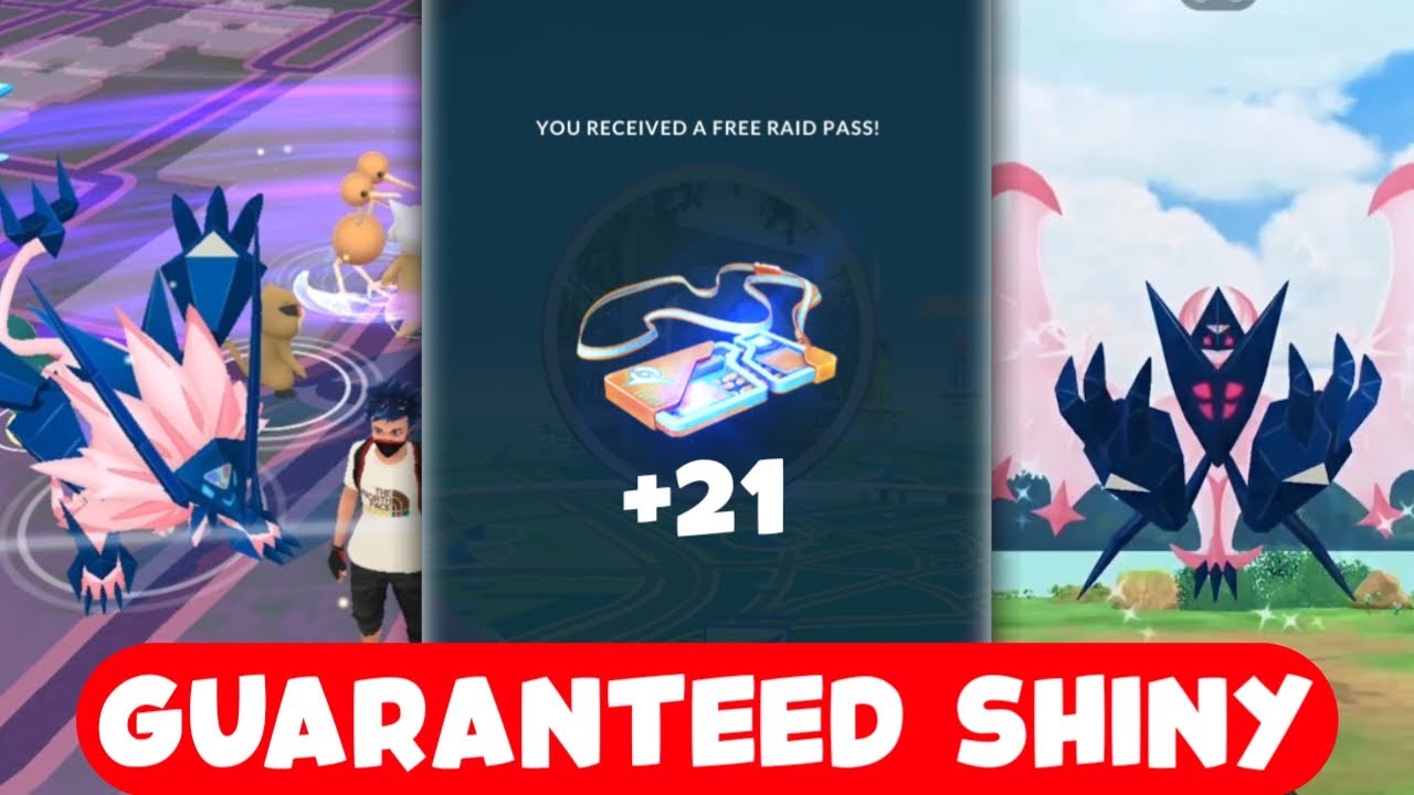 Guaranteed Shiny Necrozma in Pokemon Go! Free 21 raid passes | Necrozma ...