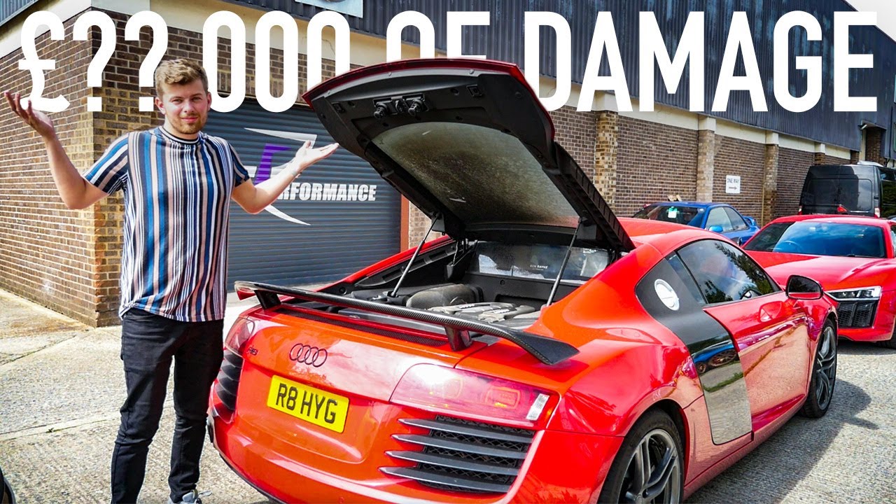 How Much Damage Did The Fire Cause To My R8? £££ - YouTube