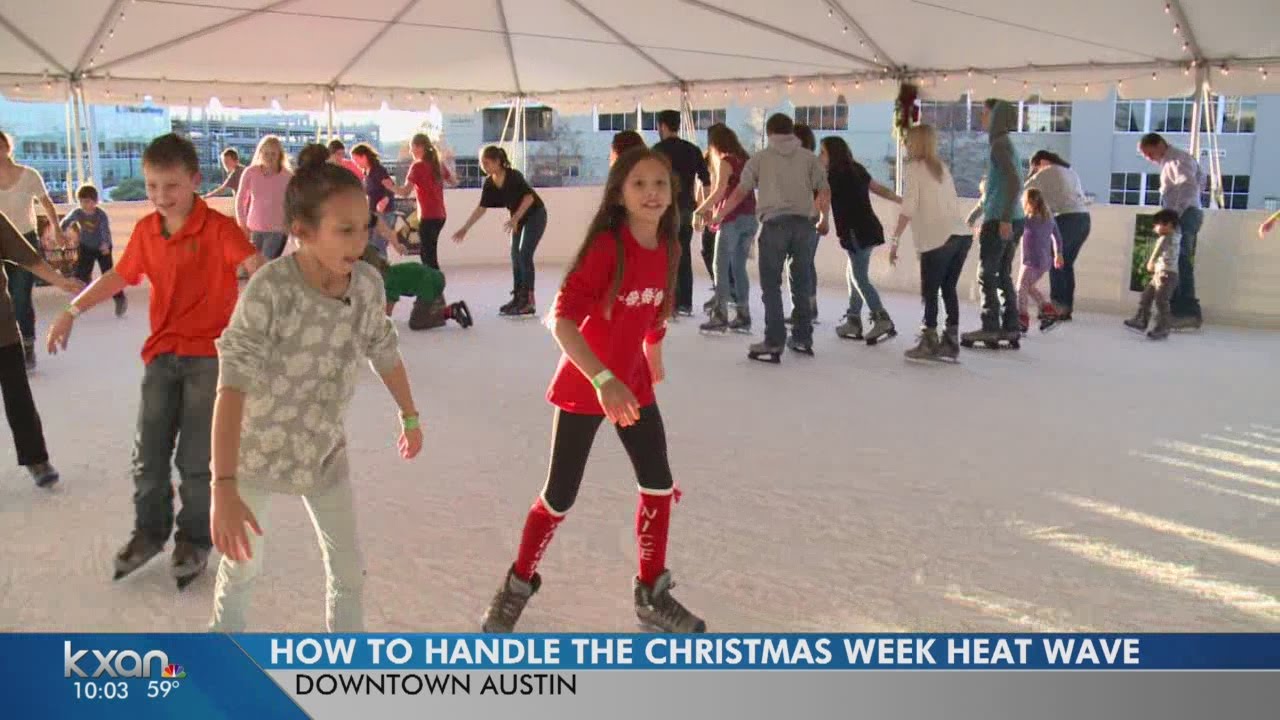 People hitting the ice and water to stay cool during this winter ...