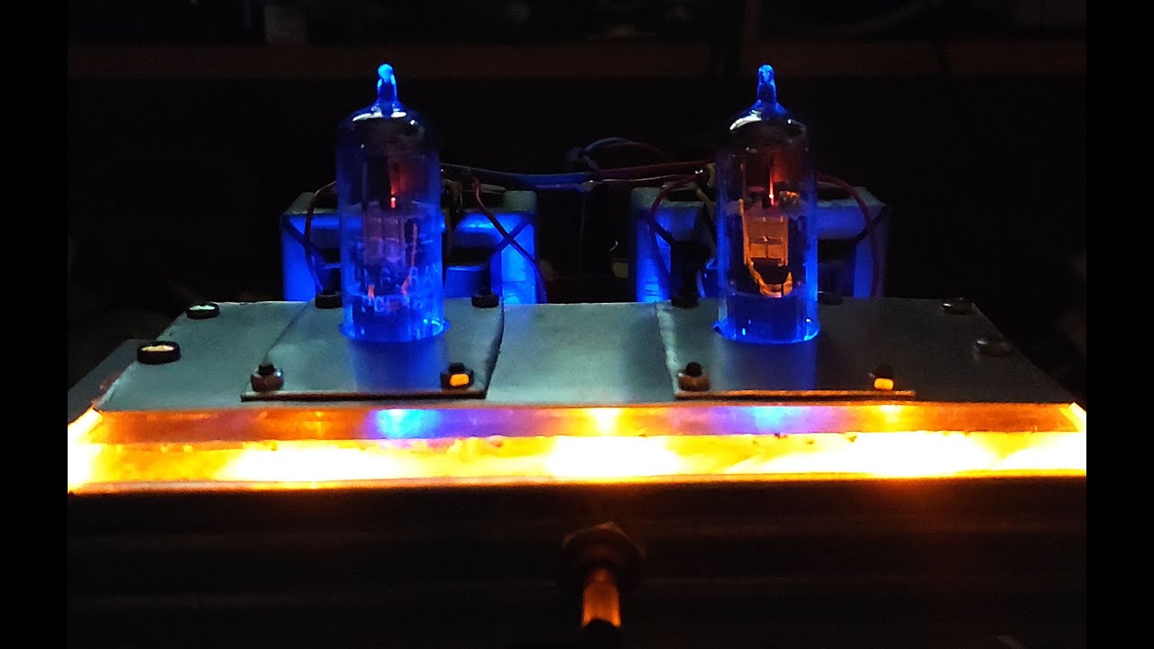 Mini PCL86 Stereo SE Testing 2X Tungsram PCL86 Tubes - YouTube