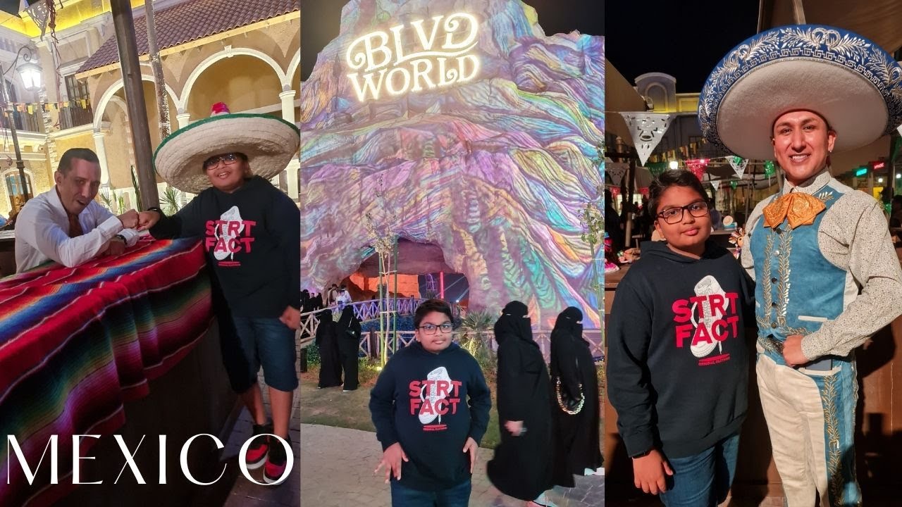 These places CAN’T be real | Maxico in Blvd World | Riyadh Season 2022 ...